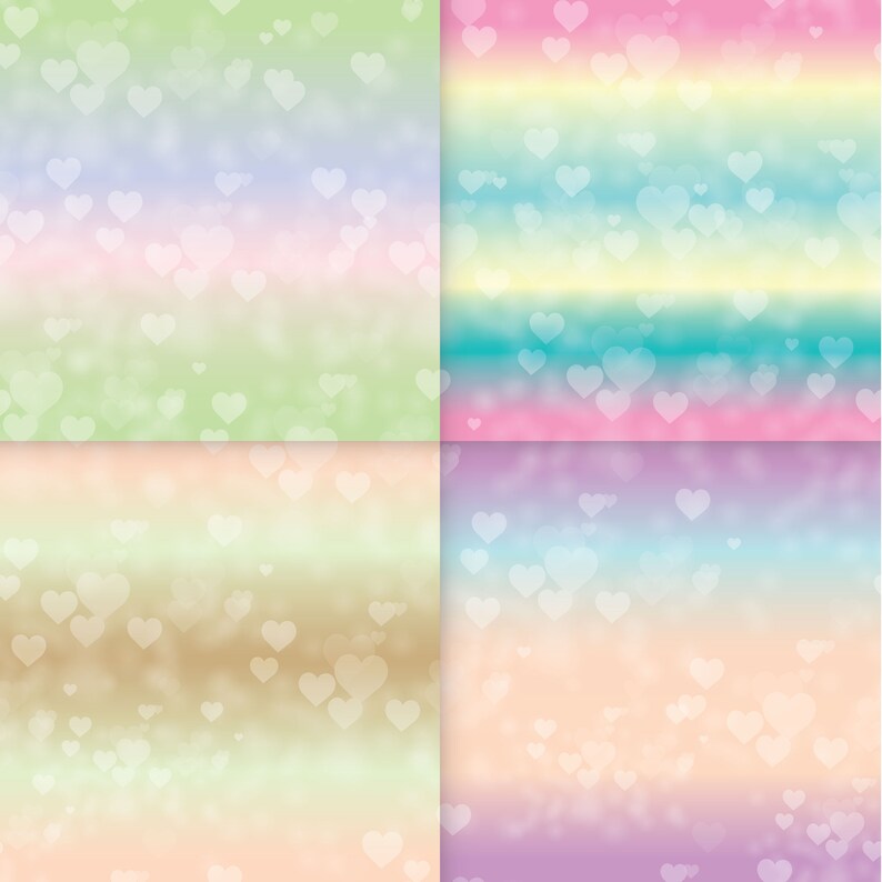 Seamless Colorful Bokeh Patterns Seamless Colorful Bokeh - Etsy