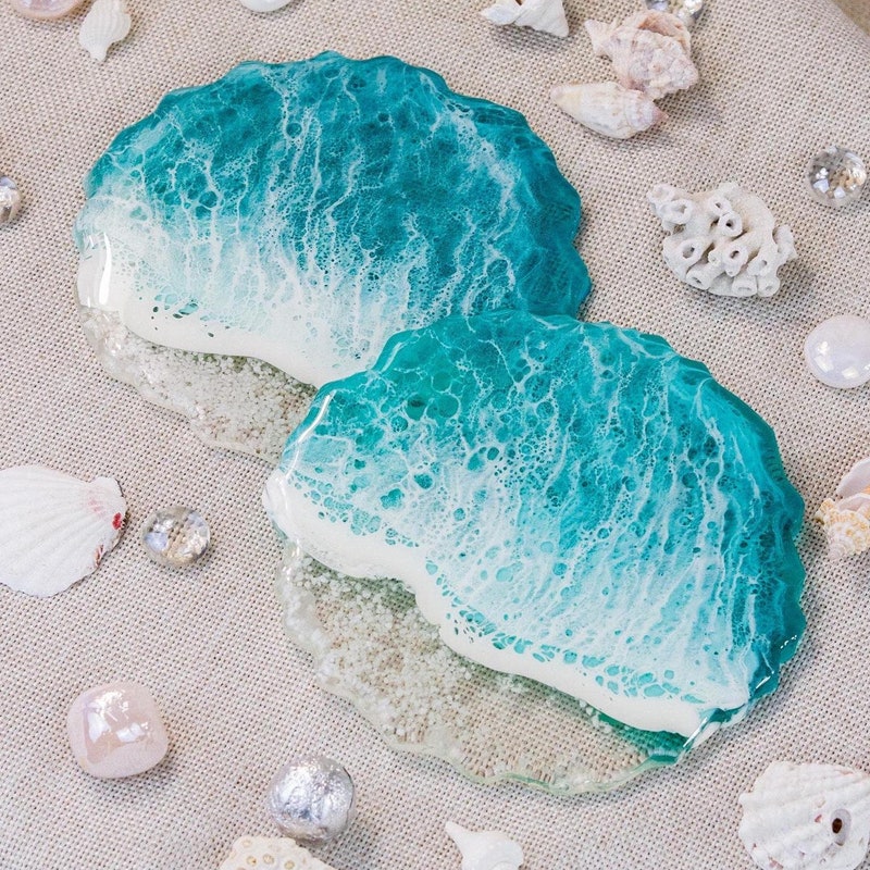 Sea Shell Resin Art - Etsy