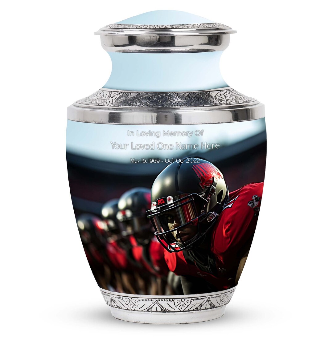 Elegant Sports Urn for Football Players Cremation Urns for Human Ashes ...