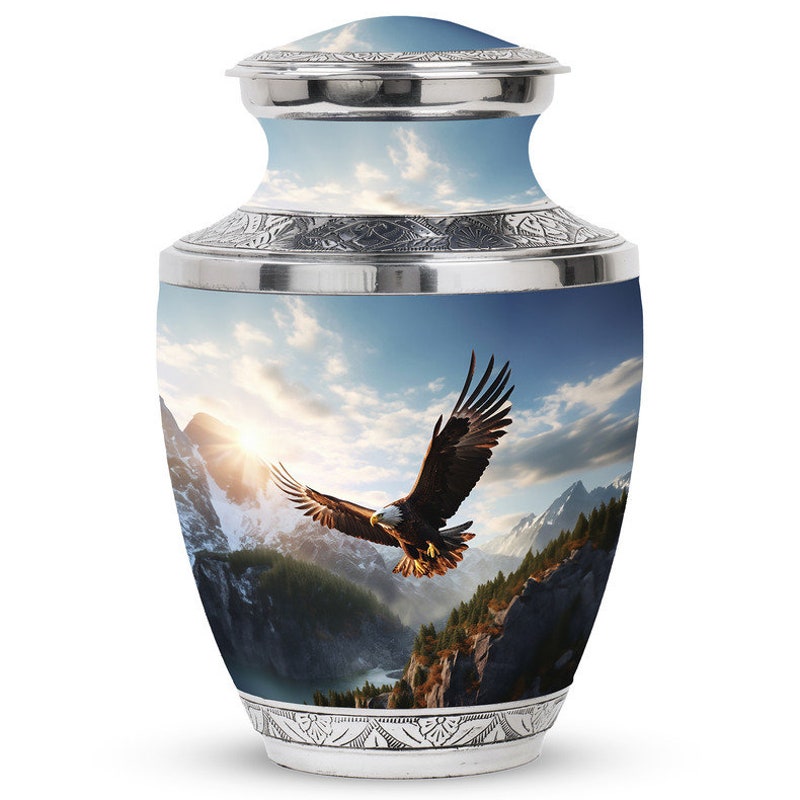 Blue and White Urn - Etsy