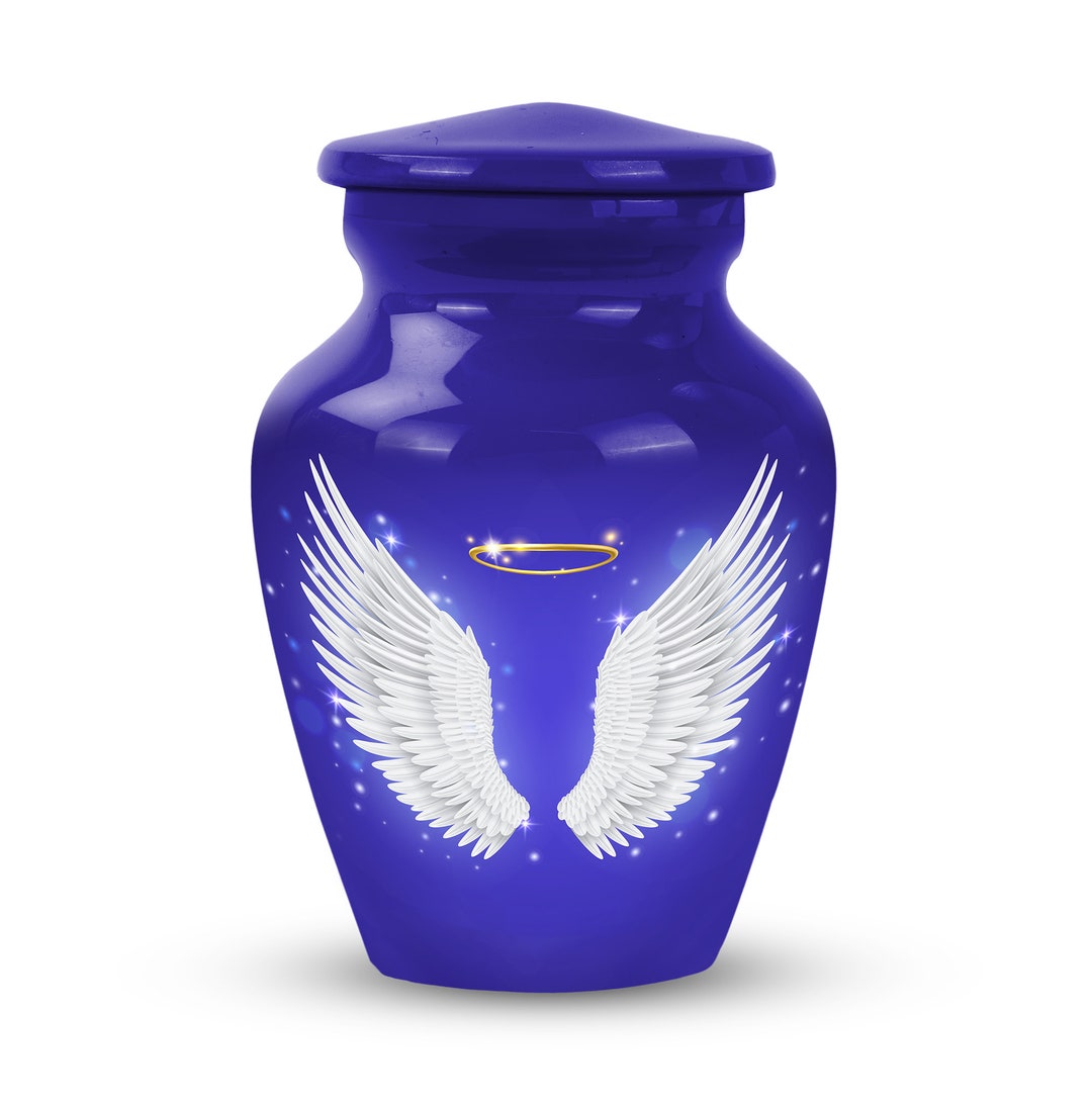 Angelic Blue Heaven Honor and Spirit Cremation Urns - Keepsake Sizes 1 ...