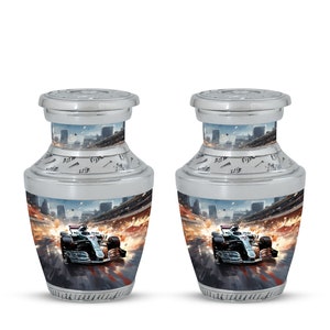 Personalized Speed Race Car for Speed Lover Small Urns for Human Ashes ...