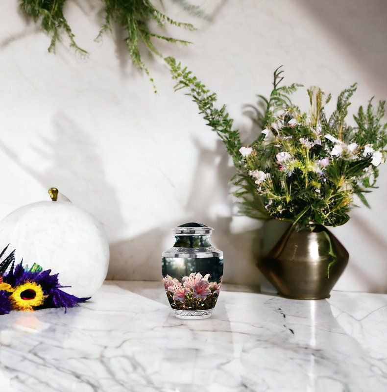 Elegant Handcrafted Spring Rain Memorial Urns Customized With Hand ...