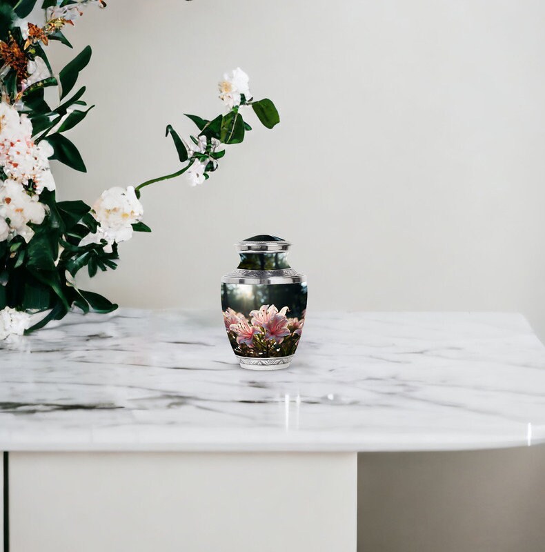 Elegant Handcrafted Spring Rain Memorial Urns Customized With Hand ...