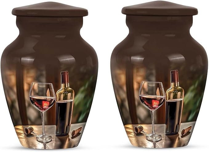 Wine Urn, Decorative Urn for Human Ashes, Custom Urn, Personalized ...