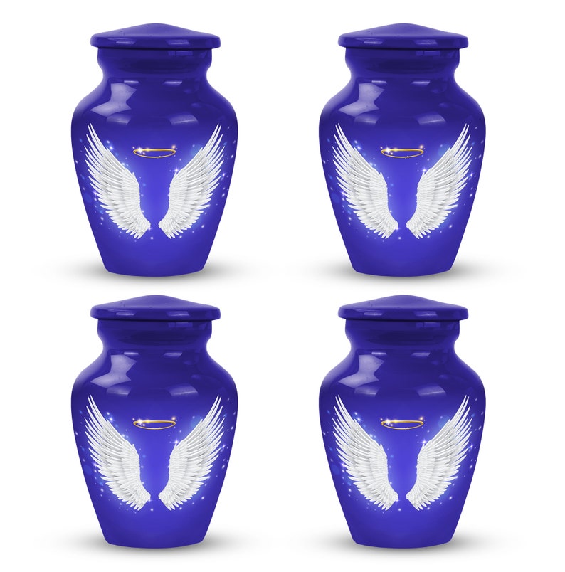 Angelic Blue Heaven Honor and Spirit Cremation Urns Keepsake Sizes 1 ...