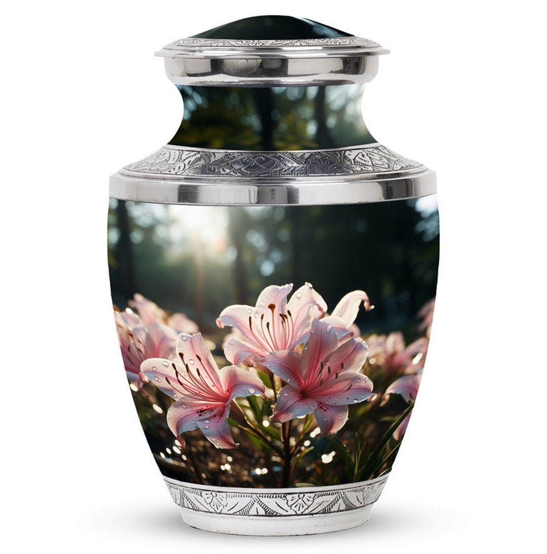 Elegant Handcrafted Spring Rain Memorial Urns Customized With Hand ...