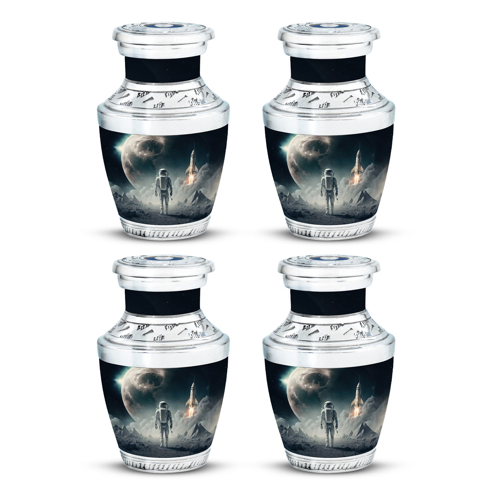 Astronaut Themed Cremation Urn for Ashes Small Urns for Human Ashes ...