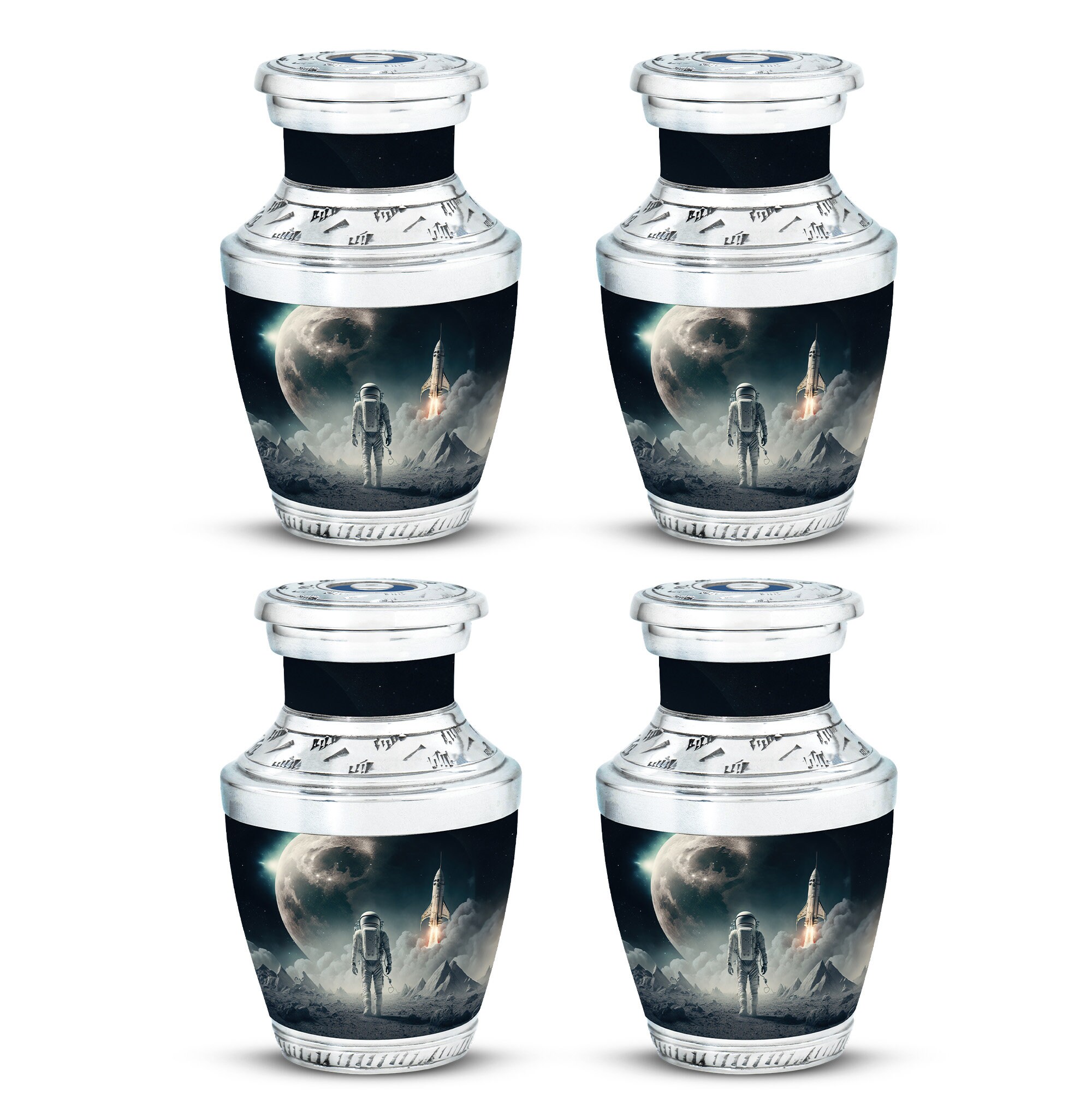 Astronaut Themed Cremation Urn for Ashes Small Urns for Human Ashes ...