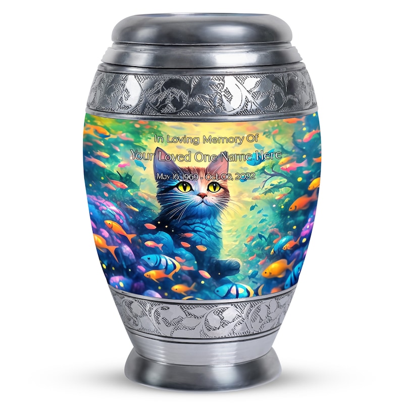 Cat Urn for Ashes - Etsy