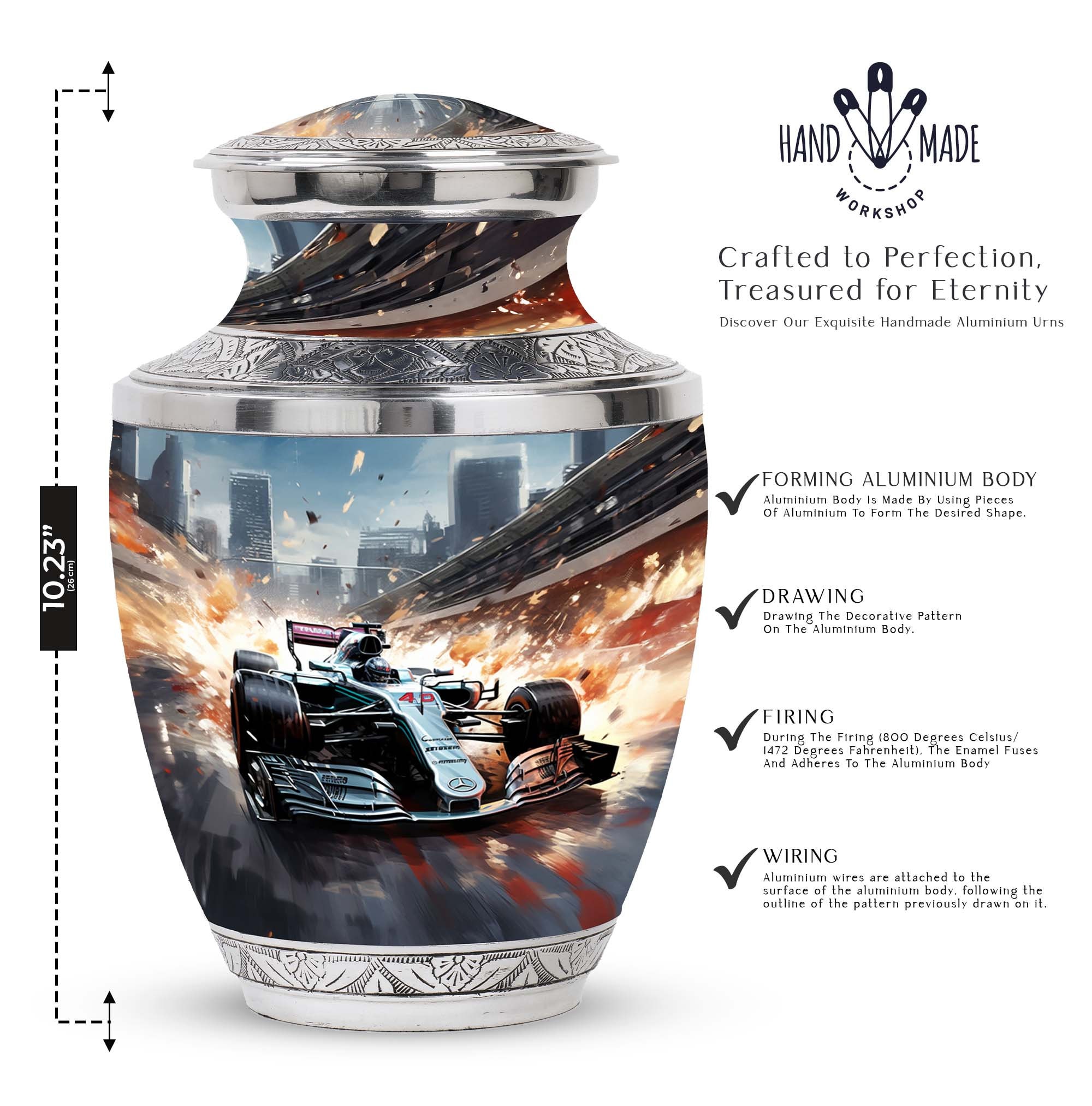Personalized Speed Race Car for Speed Lover Small Urns for Human Ashes ...
