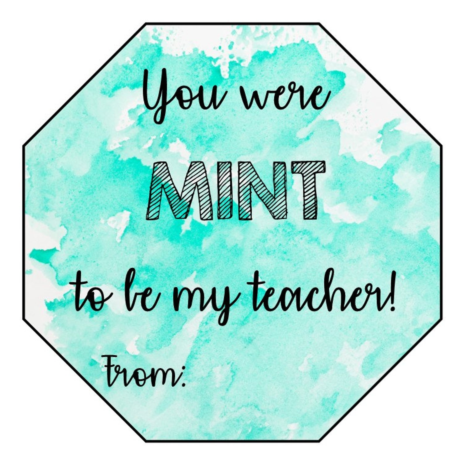 Mint Printable - Etsy