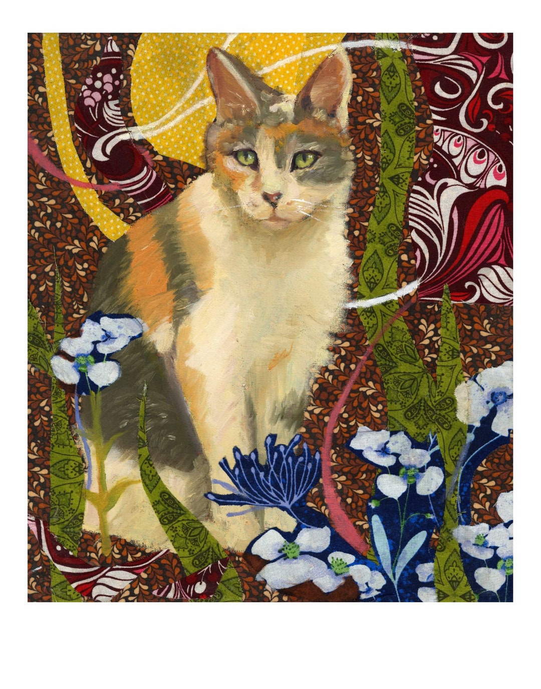 Calico Art Print - Etsy
