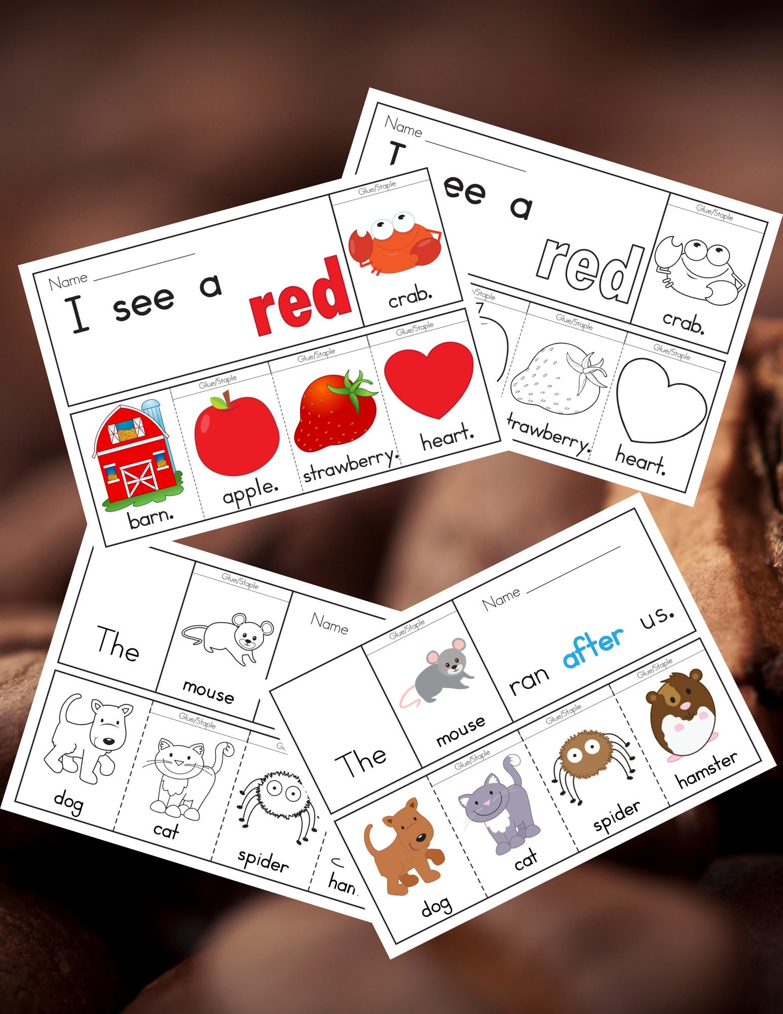 150+ Coloring Flip Books Easy for Kids, Toddlers, Preschoolers Simple ...