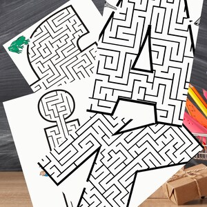26 Alphabet Mazes to Print for Kids With Fun Educational Activities ...