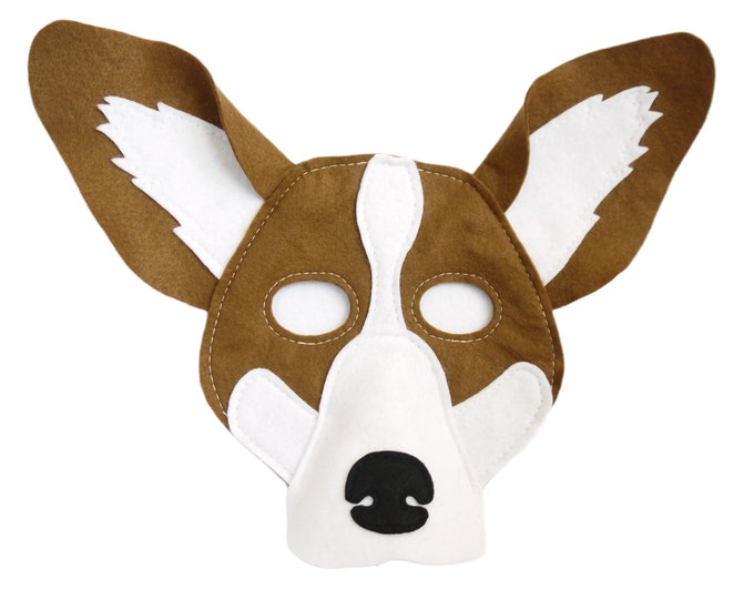 Corgi Dog Costume Mask, Book Day, Book Week, Men's Woman's Gift ...