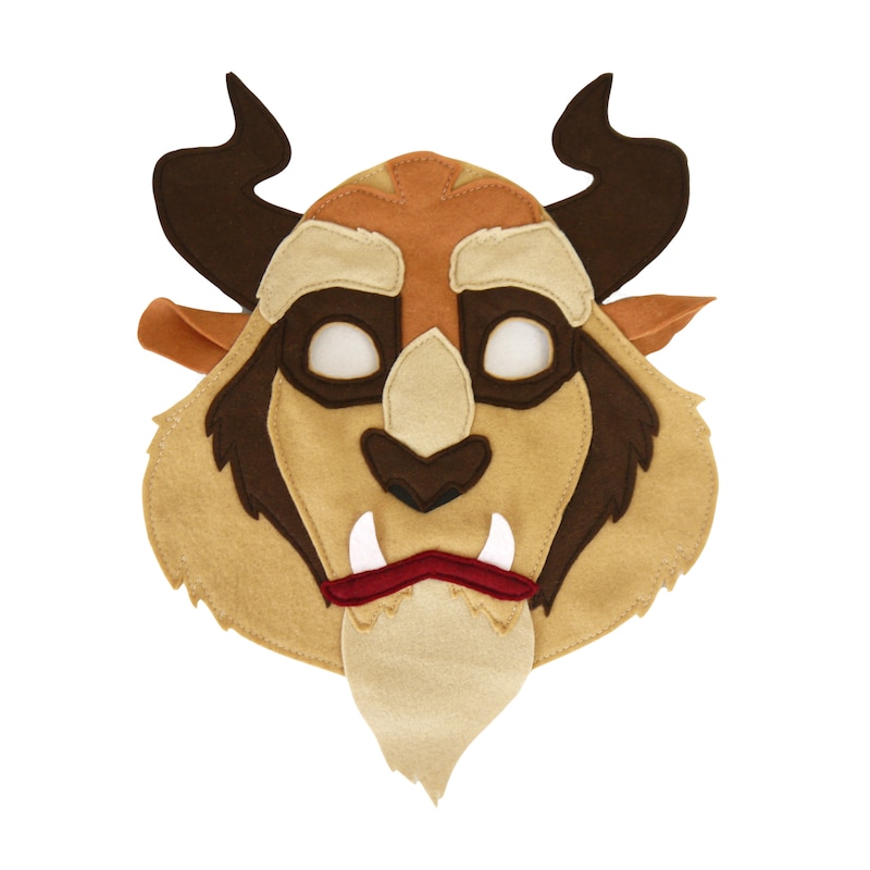 Beauty and the Beast Mask - Etsy
