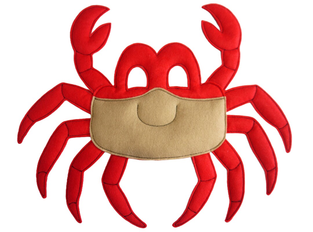 Christmas Costume Crab Mask, Christmas Gift, Book Day, Cosplay, Theatre ...
