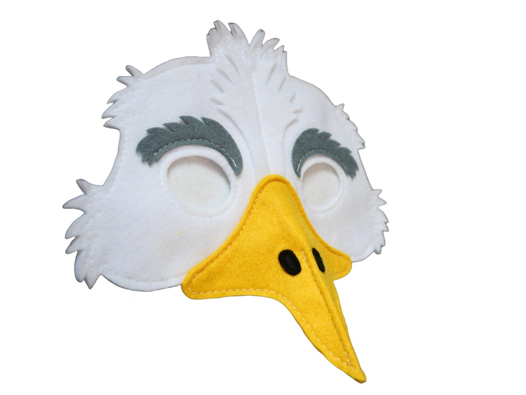 Ostrich Bird Costume Mask, Men's Women's Gift, Can Be Made Into a ...