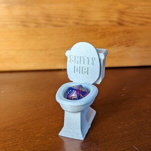 Dice Toilet for Misbehaving Dice Gag Gift for Dnd TTRPG Dice Jail - Etsy