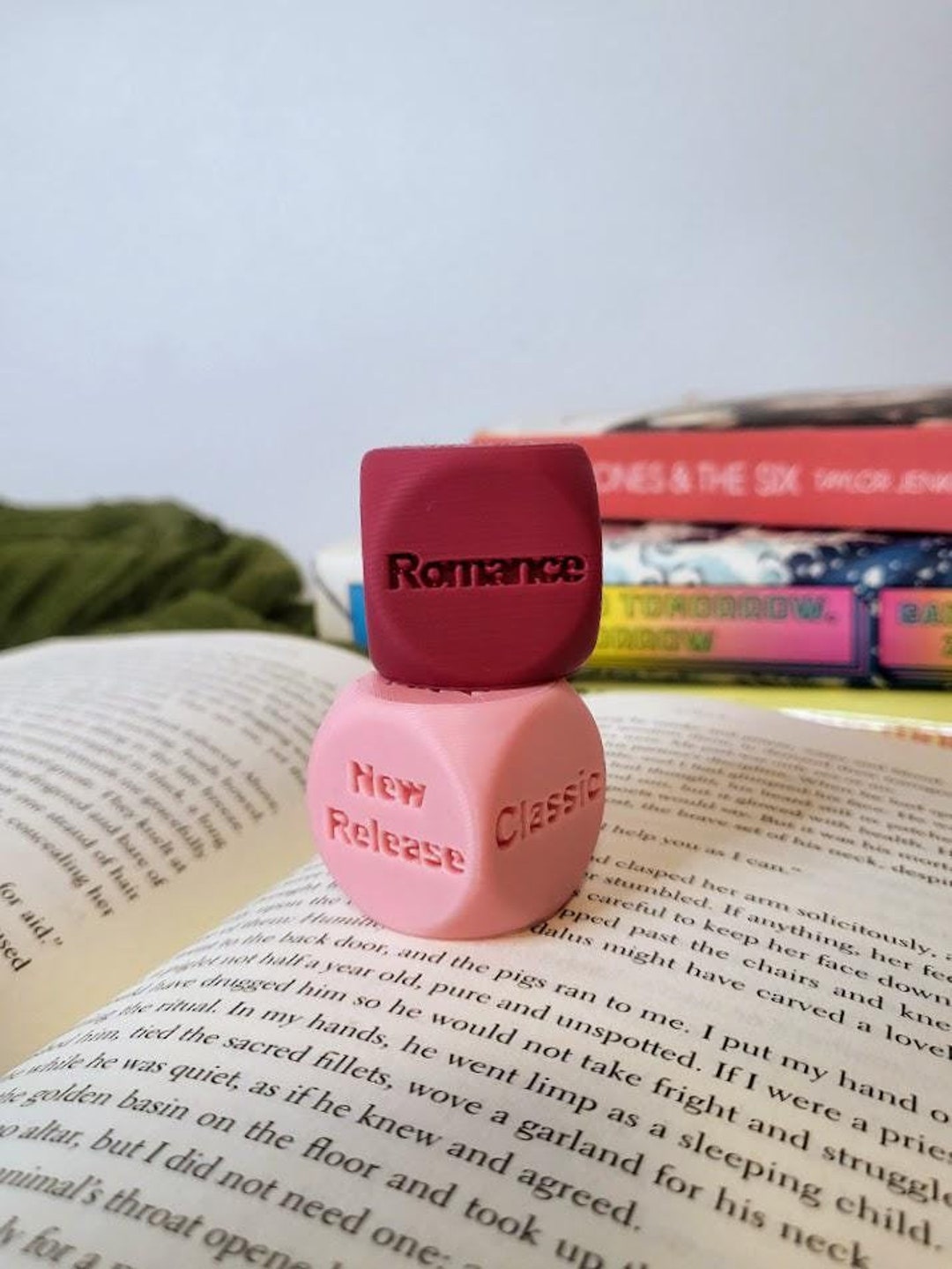 TBR Reading Dice, to Be Read Dice, Bookish Dice Set, Genre Dice ...