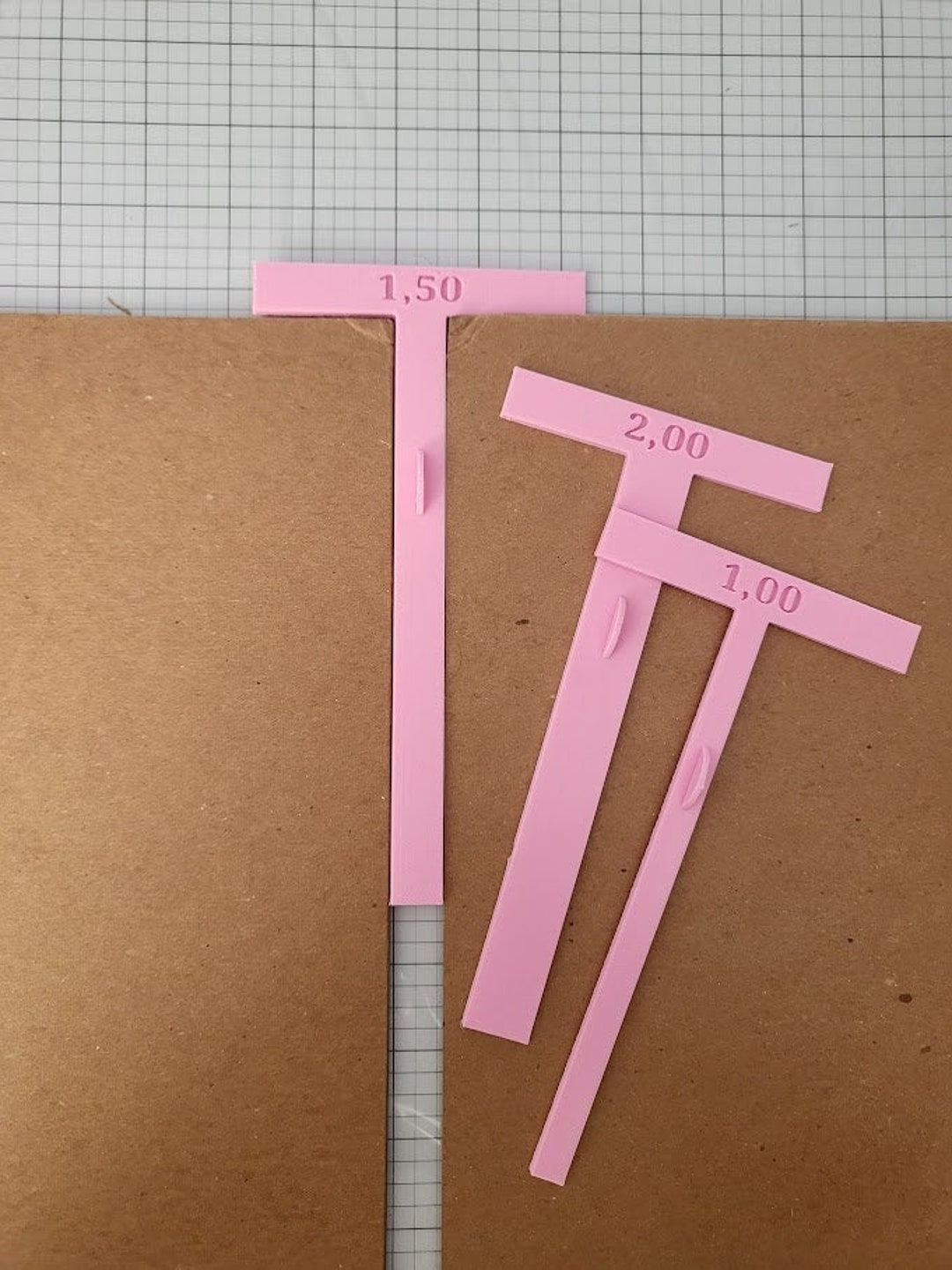 Bookbinding T Spacers, 3 Piece PLA Set (1mm, 1.5mm, 2mm) - Etsy
