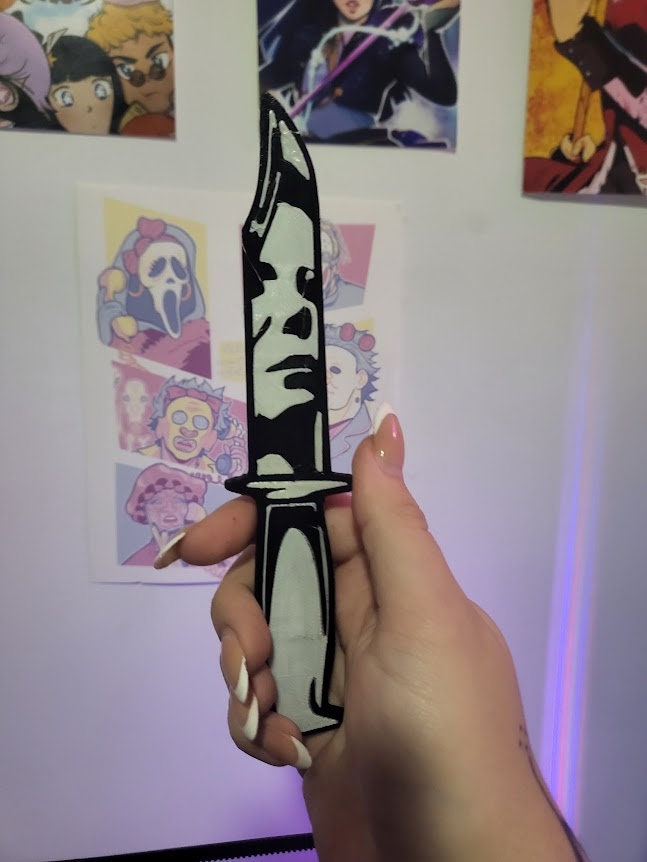 7 Halloween Horror Movie Slasher Knives Pop Art Horror Movie Villain ...