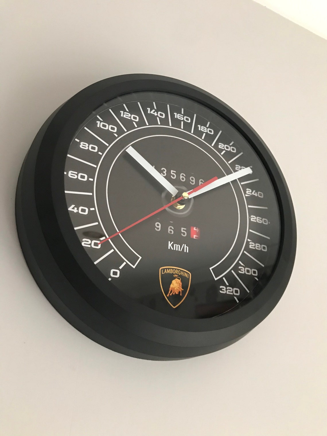 Lamborghini Countach Speedometer Wall Clock Very RARE Garage | Etsy UK