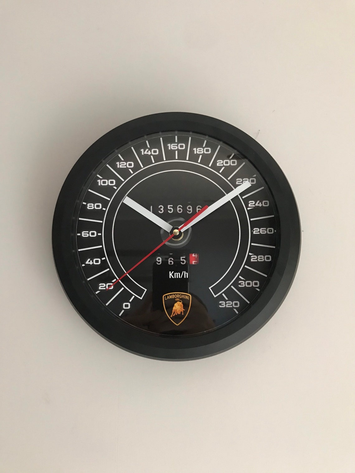 Lamborghini Countach Speedometer Wall Clock Very RARE Garage | Etsy