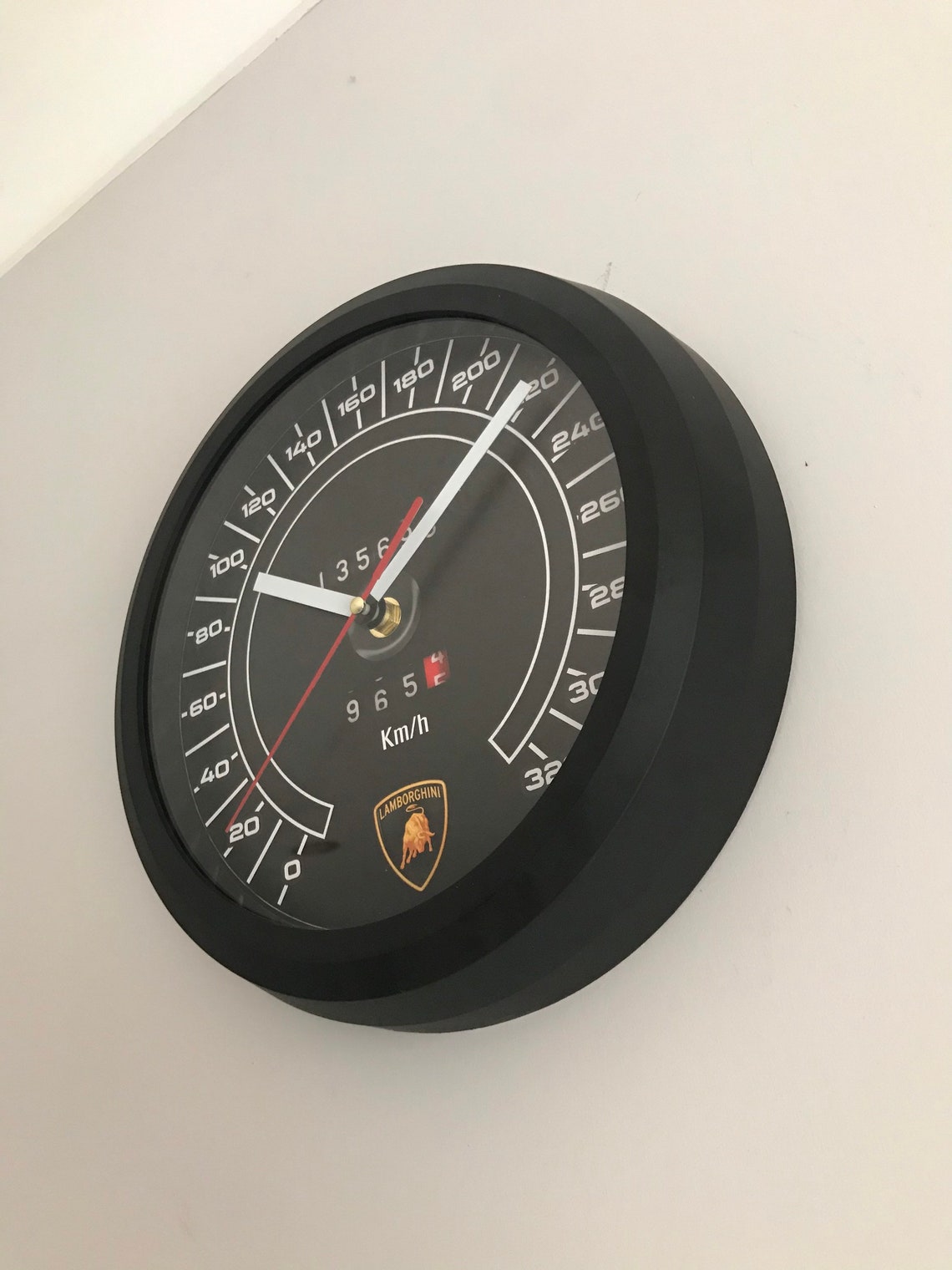 Lamborghini Countach Speedometer Wall Clock Very RARE Garage | Etsy