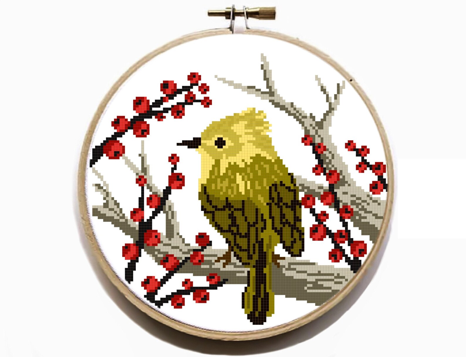 Bird Modern Cross Stitch Pattern easy counted cross stitch | Etsy