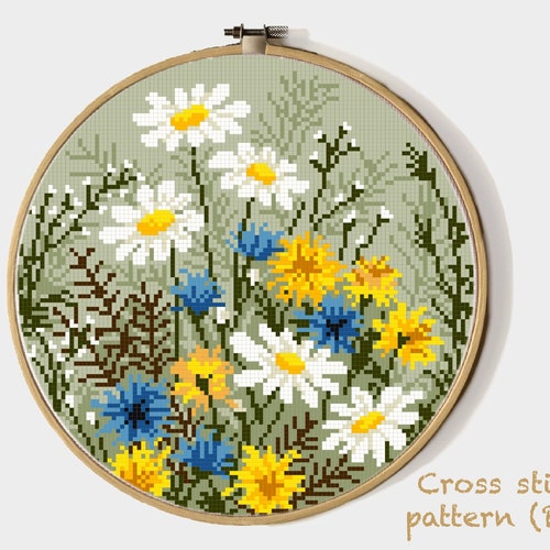 True Blue Cross Stitch Pattern. Instant Download PDF - Etsy
