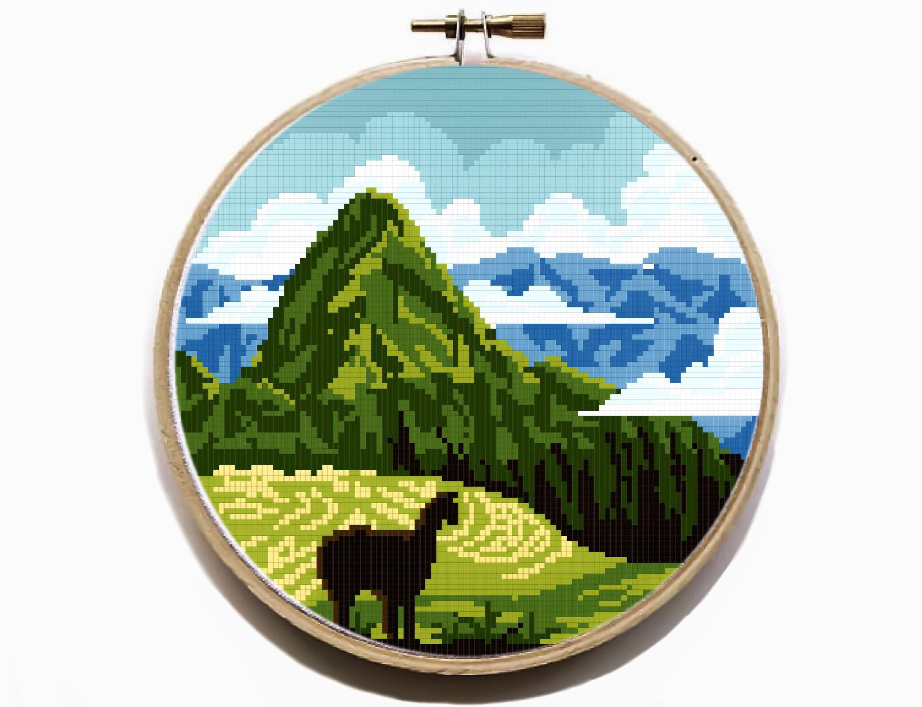 Peru Modern Cross Stitch Pattern Latin America Counted Cross | Etsy