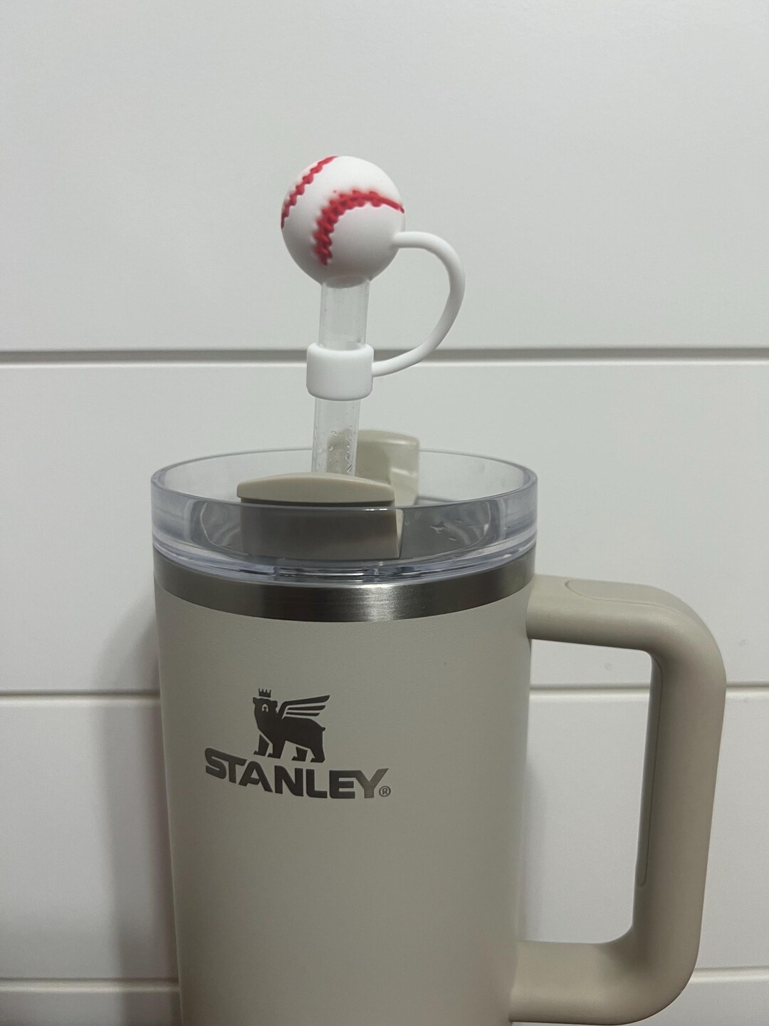 3-D Baseball Straw Topper (10mm) - Etsy