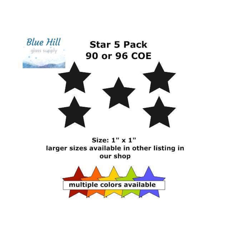 Glass Art Star Shape - Etsy