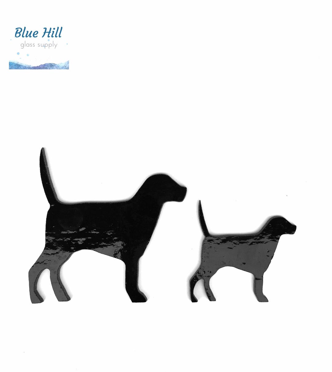 Dog Fusible Glass Precut - 96 COE - Oceanside Bullseye Glass - for ...