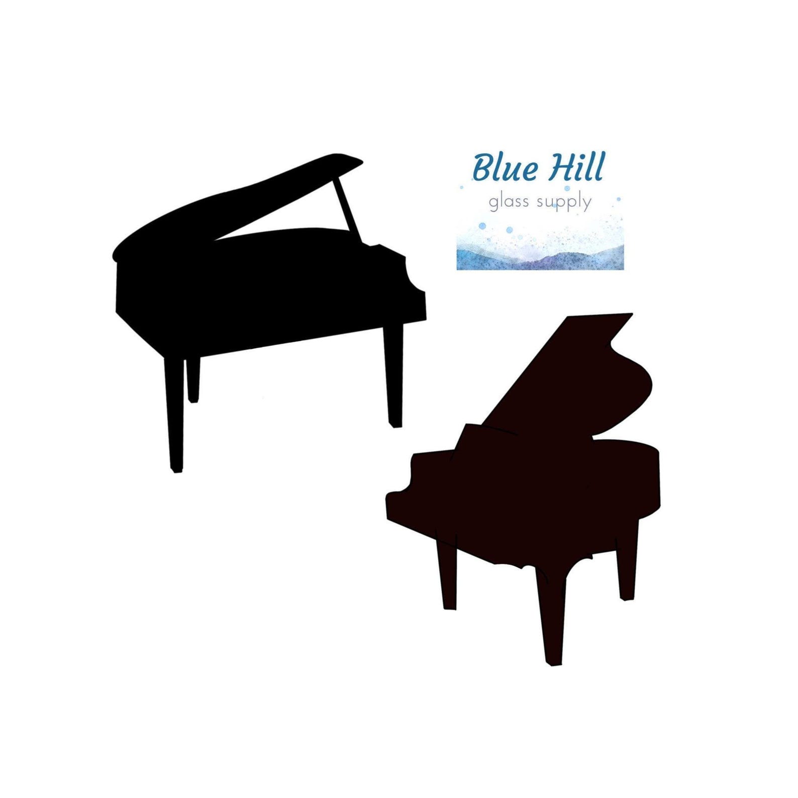 Piano Baby Grand Precut Glass Shape - for Glass Art - Mosaic Art ...