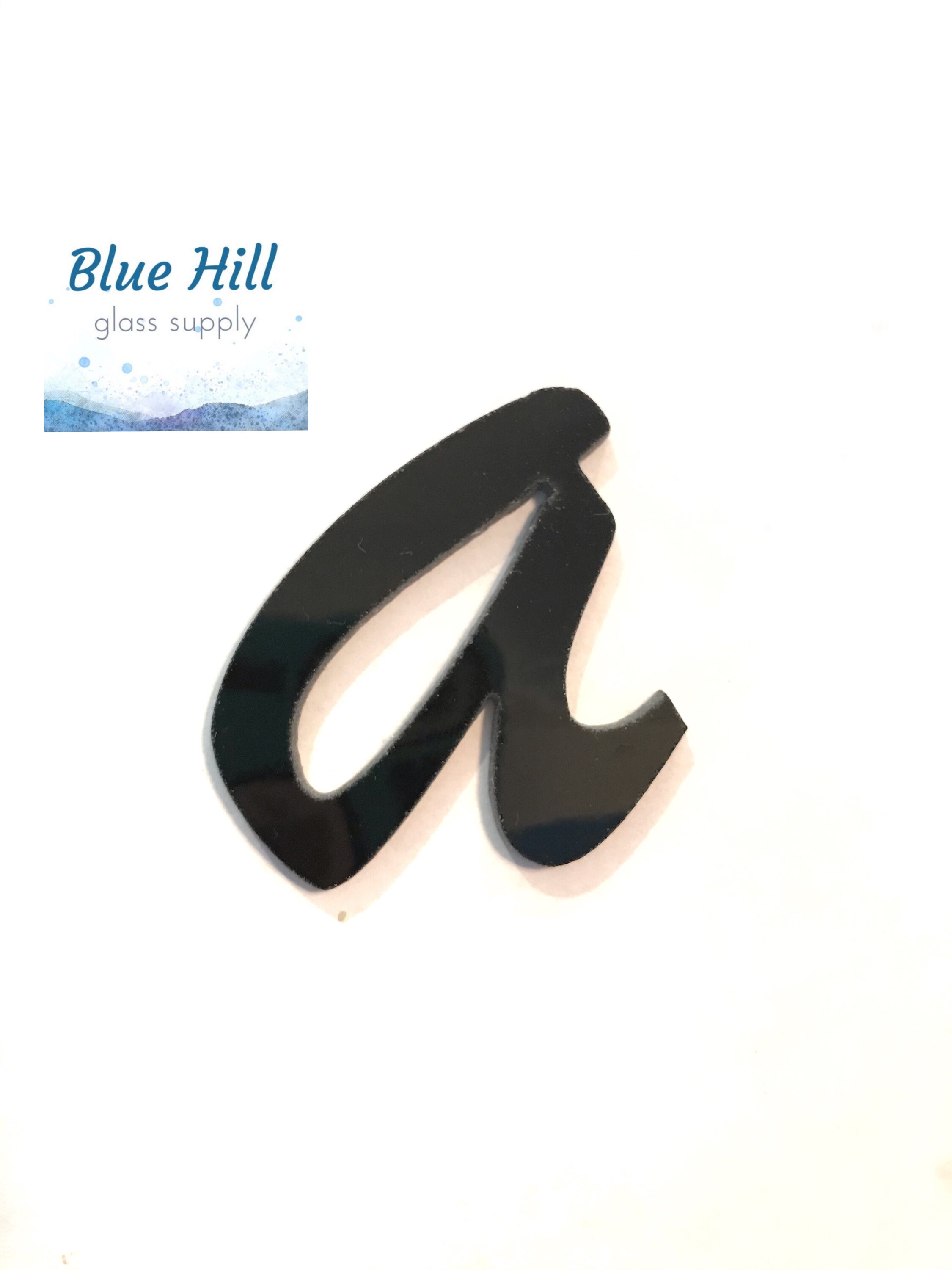 96 COE Lowercase Precut Glass Letters One Letter Alphabet - Etsy