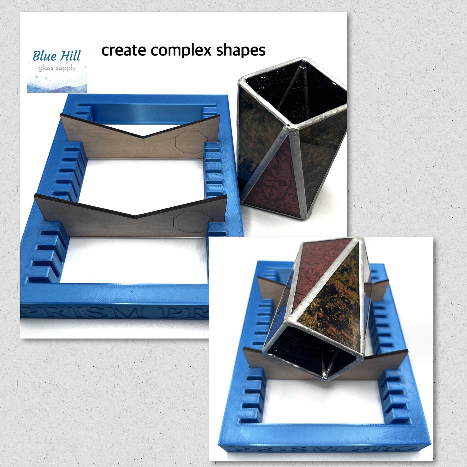 Prism Pro Stained Glass 3D Jig Tool for Making Prisms - Make Jewelry ...