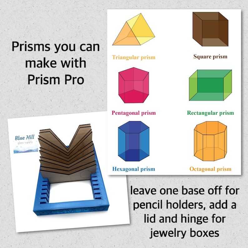 Prism Pro Stained Glass 3D Jig Tool for Making Prisms Make - Etsy