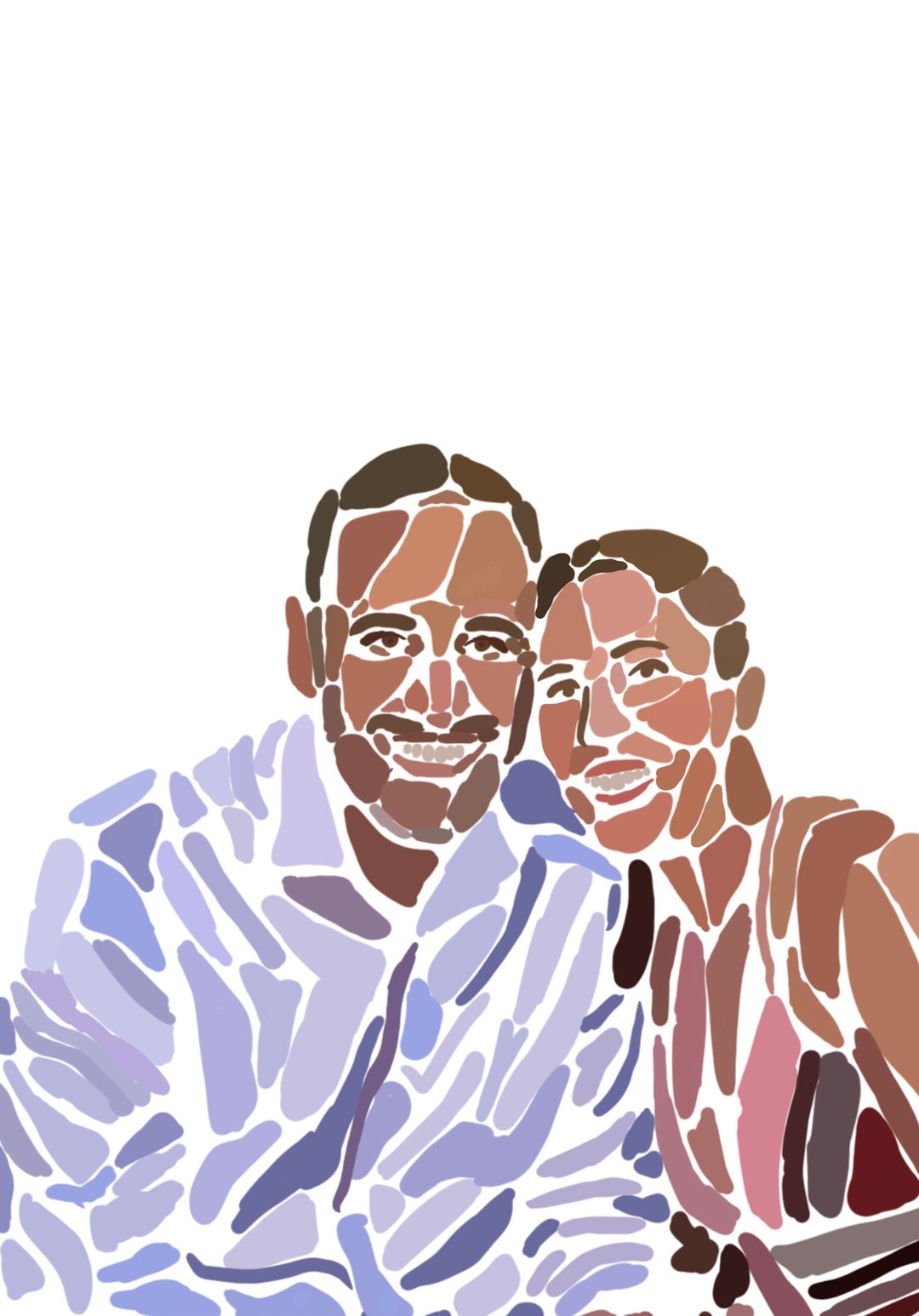 Mosaic Custom Portrait - Etsy