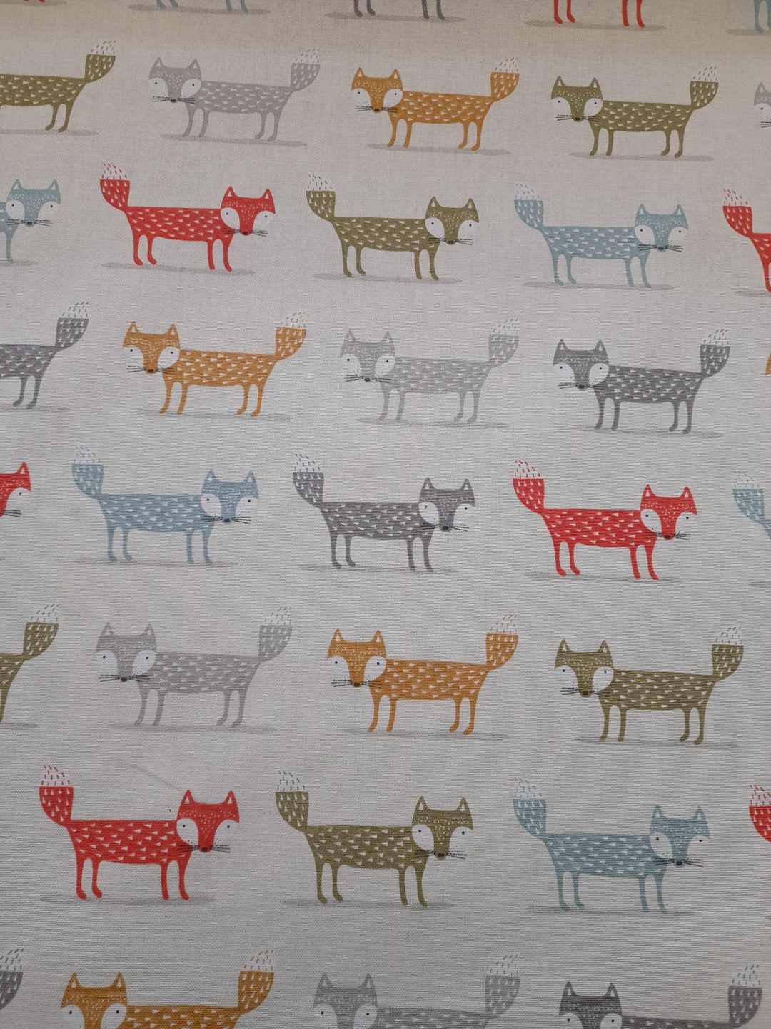 Foxy Canvas Cotton by Fryetts- Ideal for Curtains and Blind. Free ...