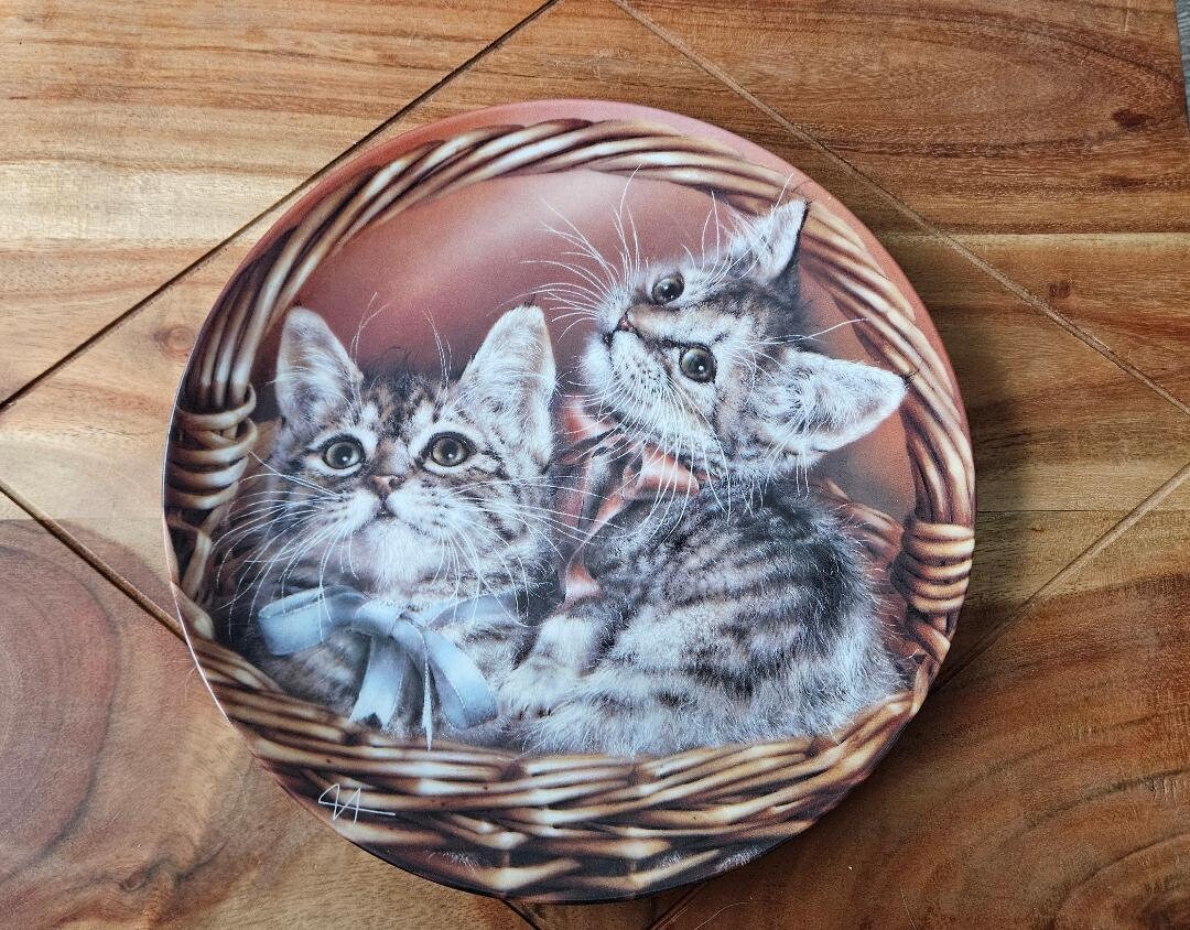 Bradford Exchange - Baskets of Love - Andrew & Abby Plate - Alexei ...