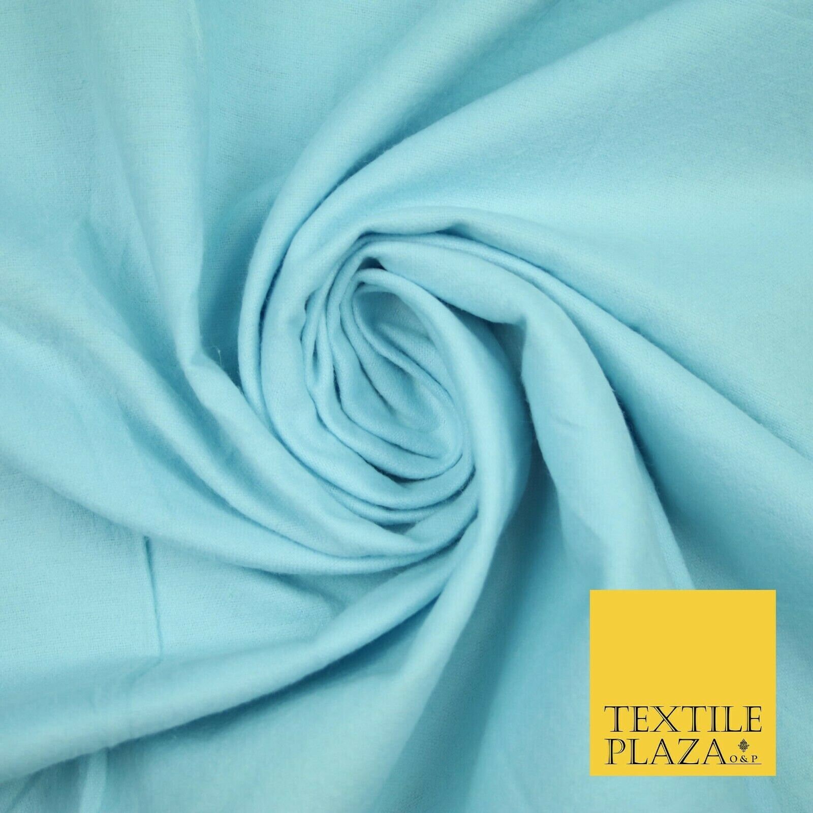 Plain coloured winceyette soft 100% brushed cotton fabric | Etsy