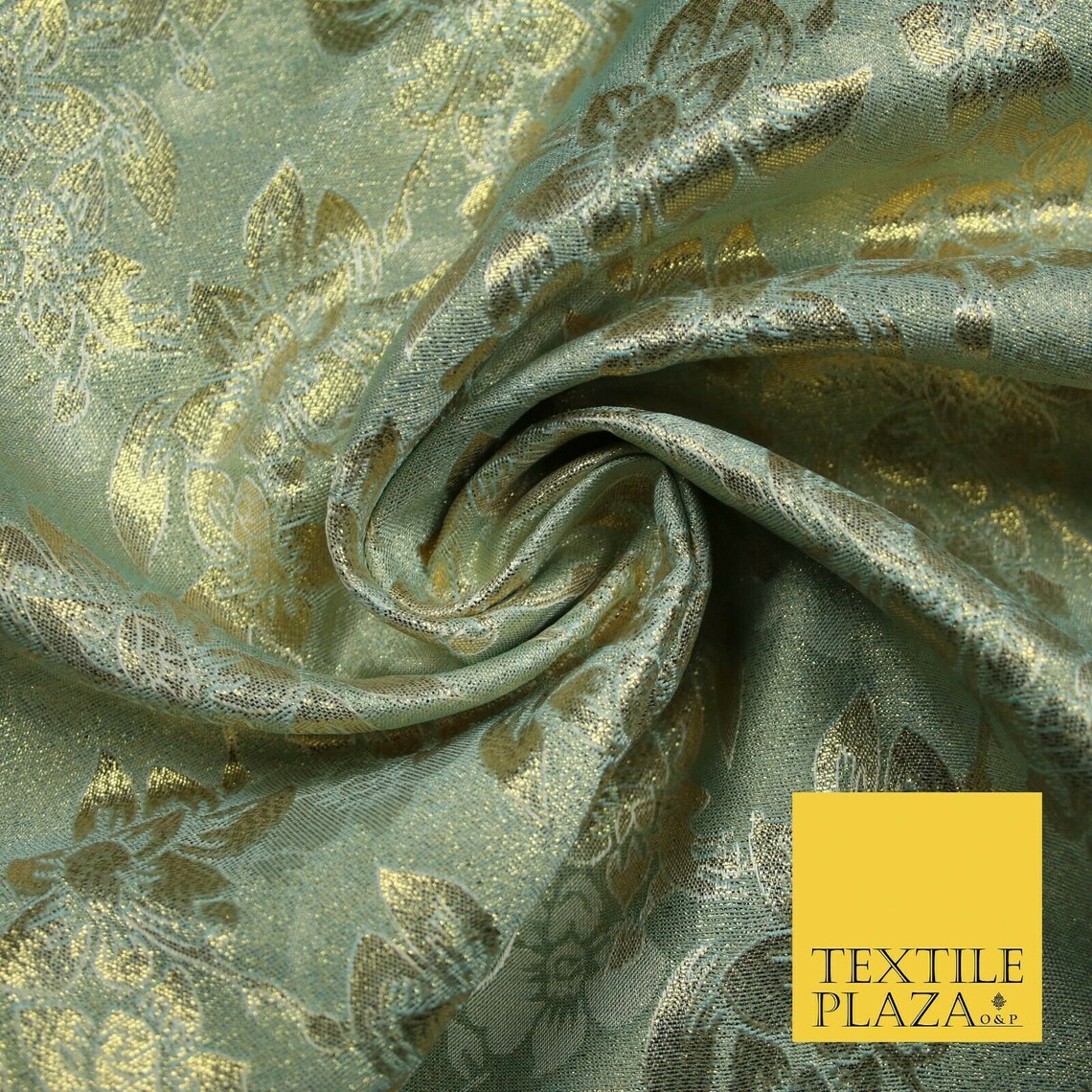 Luxury Floral Flower Mix Metallic Gold Brocade Dress Fabric - Etsy