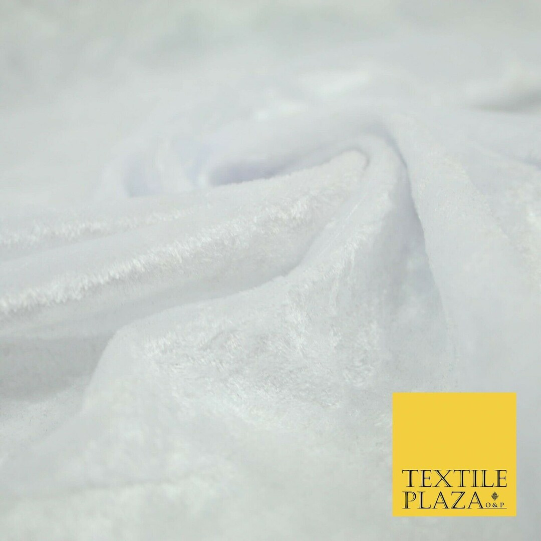 White Crushed Velvet Fabric Material Backdrop Cushions - Etsy