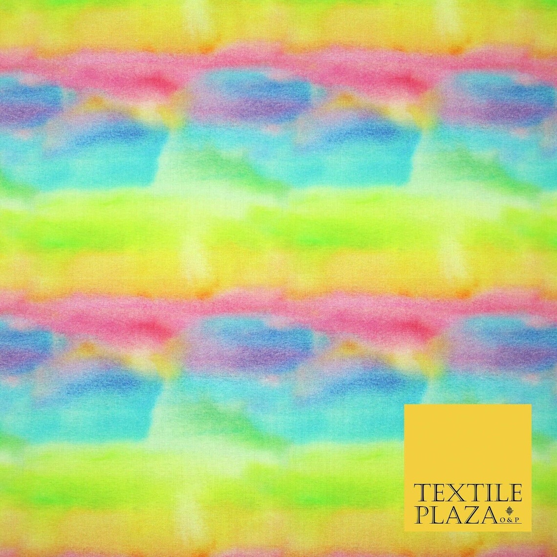 Multicolour Artsy Watercolour Rainbow Digital Print 100% - Etsy