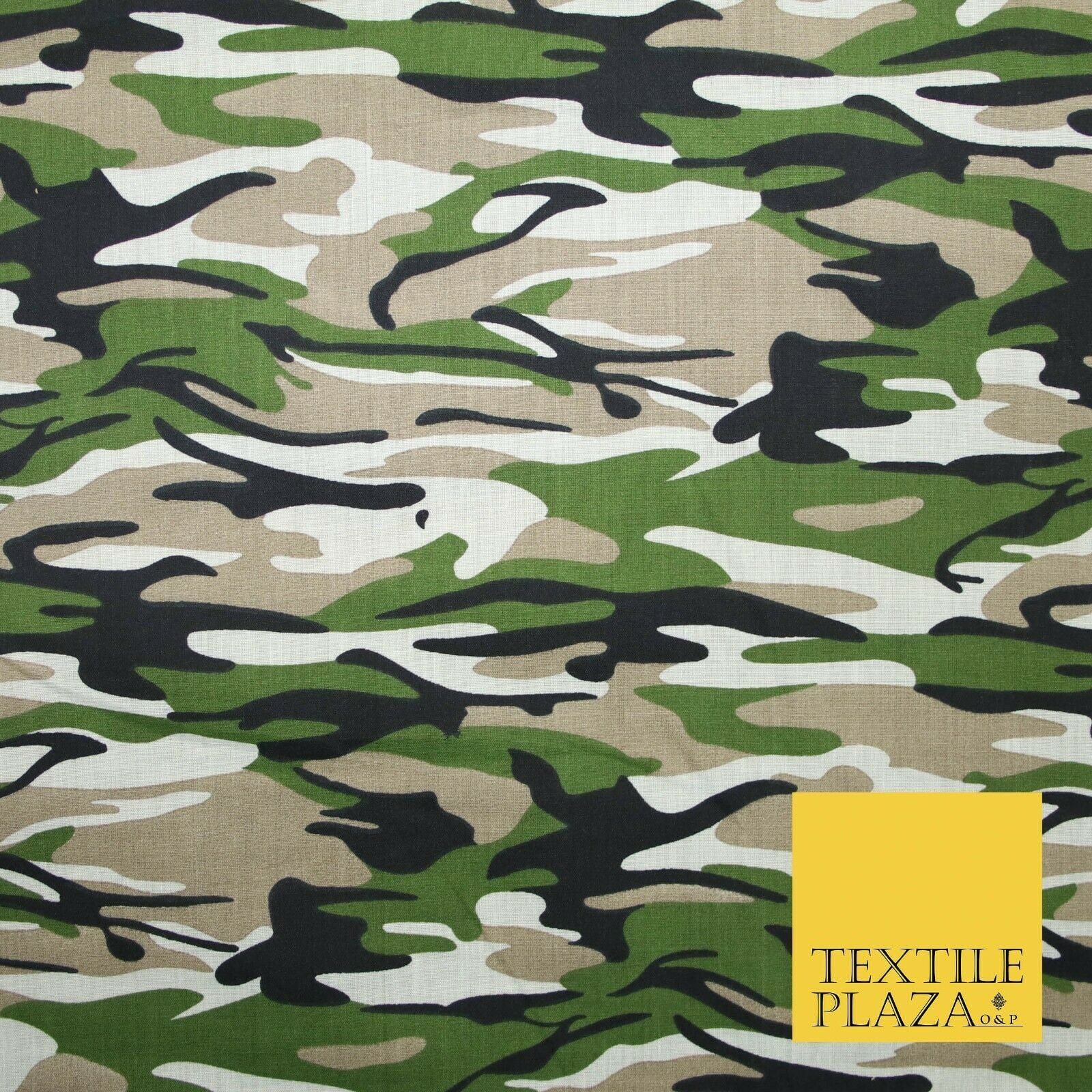 Camouflage camo woodland leaf printed poly cotton fabric | Etsy