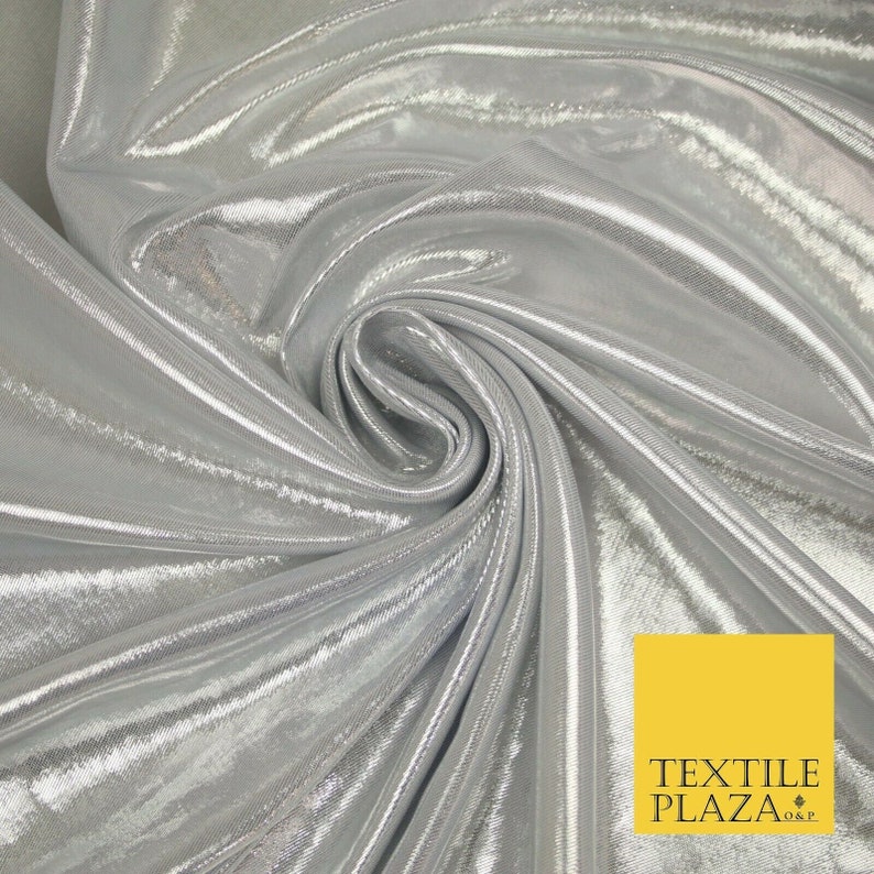 Slinky Ultra Metallic Spandex Stretch Fabric Shiny Mirror Foil - Etsy