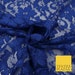 Royal Blue Flower Satin Weave Shimmer Lace Fabric Trendy Dress - Etsy